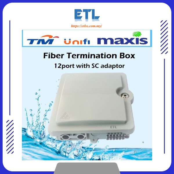 FTB Fiber termination box wall mounted 12core – ETL