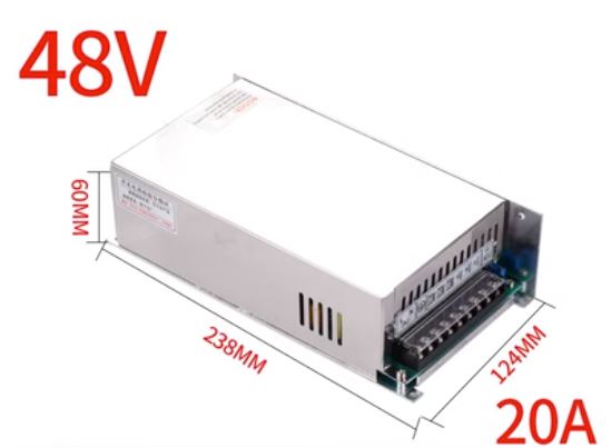 MingWei ACDC Switching power supply AC220-12 to 48VDC – ETL