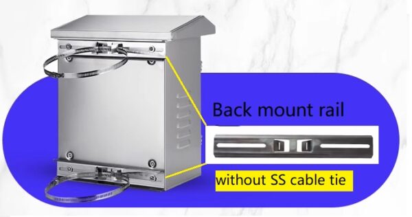 Wall Mount Stainless Steel Enclosure, Electrical Enclosure Box Size 400 ...