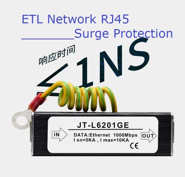 Network RJ45 Surge Protector SPD POE Gigabit POE Lightning Protection ...