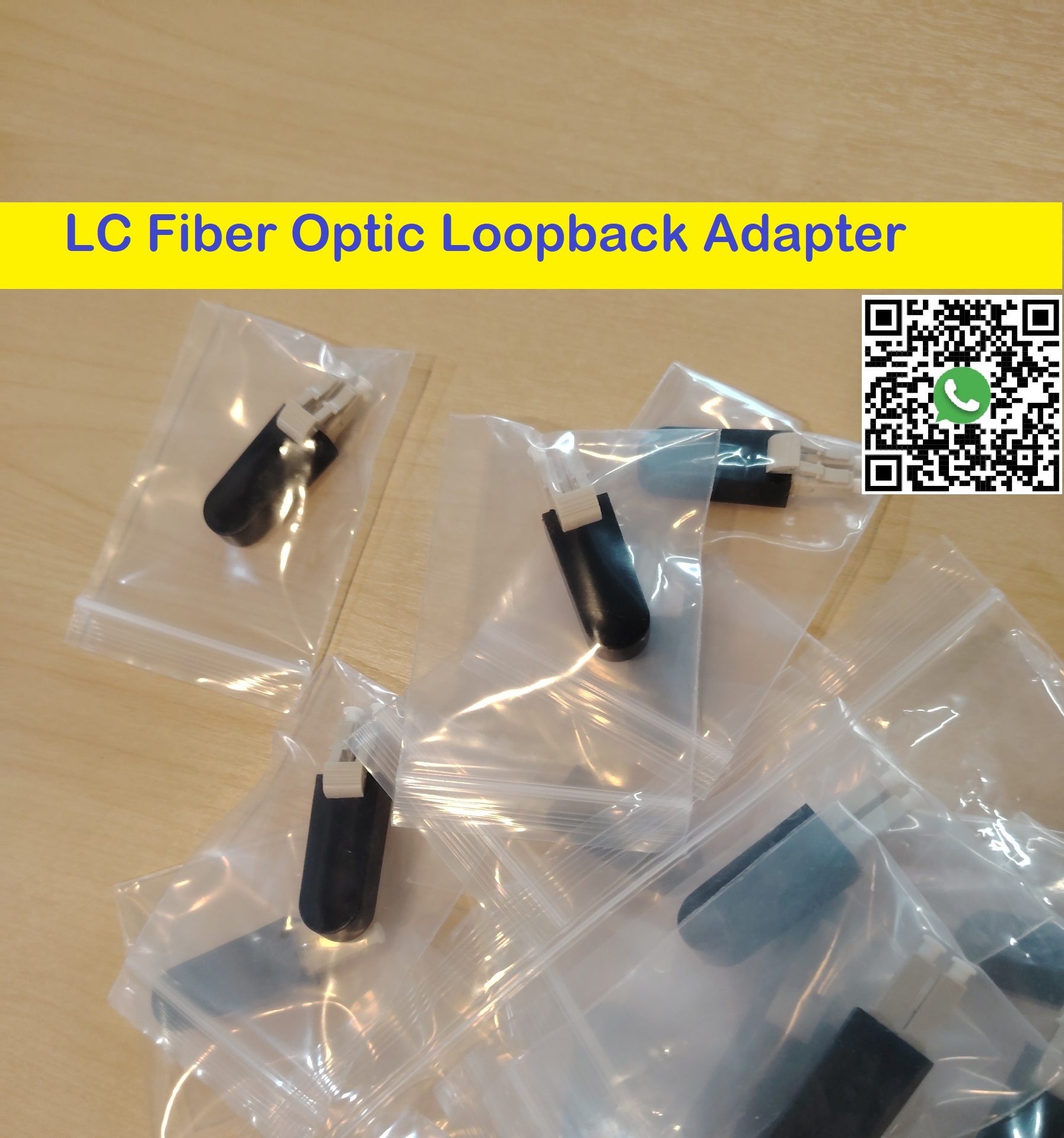 LC Fiber Optic Loopback Adapter (50/125) – ETL