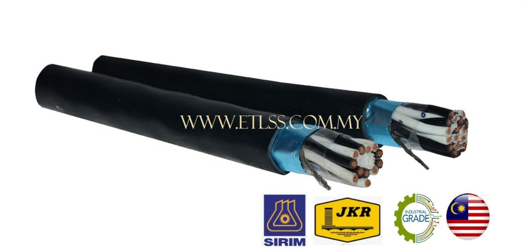 PVC/SWA/PVC NON ARMOURED MULTI CORE CABLE INSTRUMENT CONTROL CABLE – ETL