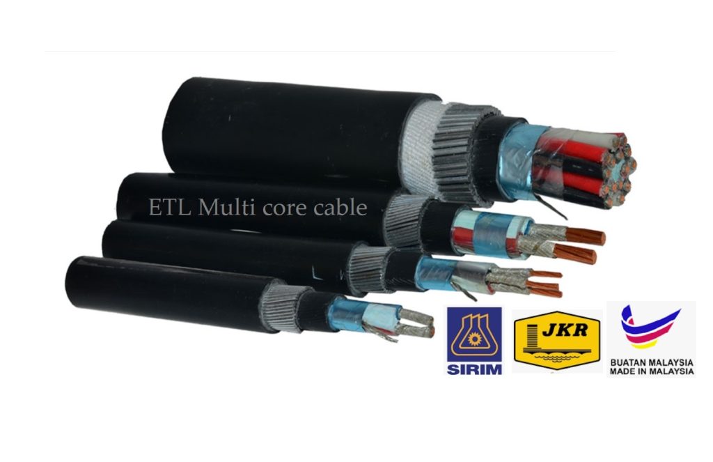 PVC/SWA/PVC ARMOURED MULTI CORE CABLE Power voltage 600/1000v #1KV – ETL